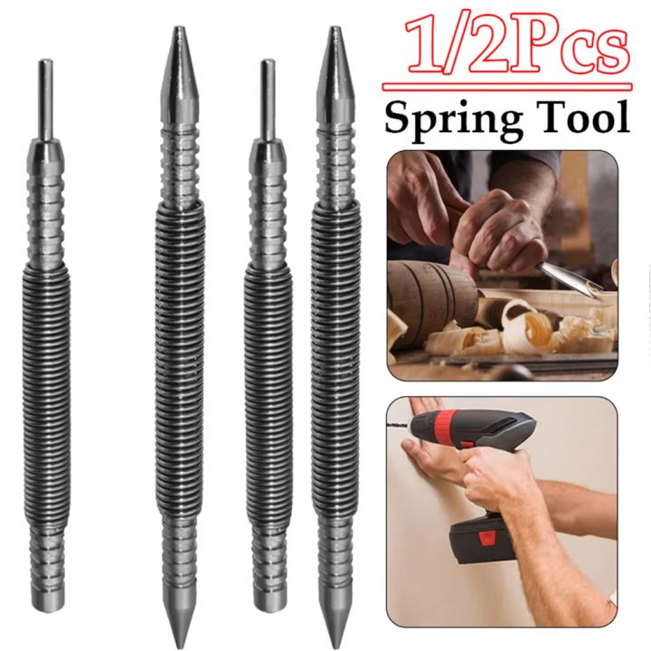 1/2Pcs Center Pin Punch Double Head 1/16&3/32inch Spring Loaded Marking ...