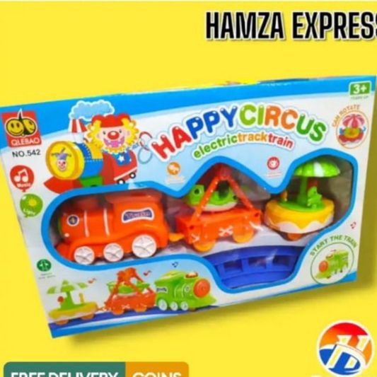 Happy circus electric track train🚒 toy for kids | Daraz.pk
