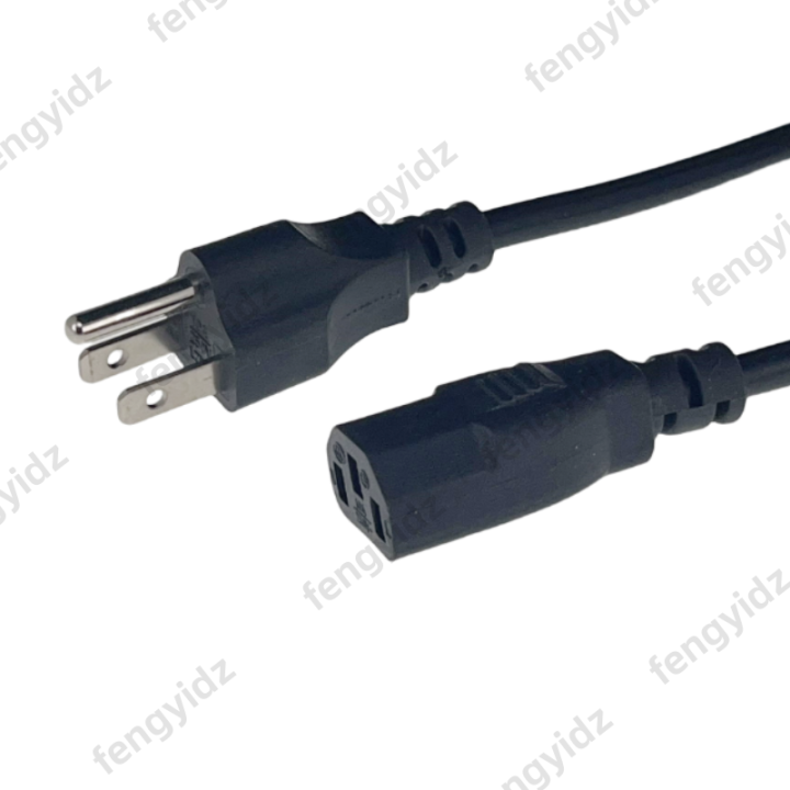 USA Plug Power Supply Cable 3 Prong 1.2m IEC 320 C13 EU AU UK AC Power ...