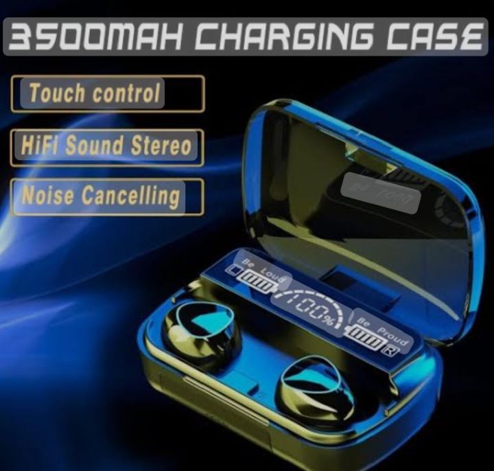 M10 TWS Wireless Bluetooth Earbuds 3500mAh Charging Box | Daraz.pk