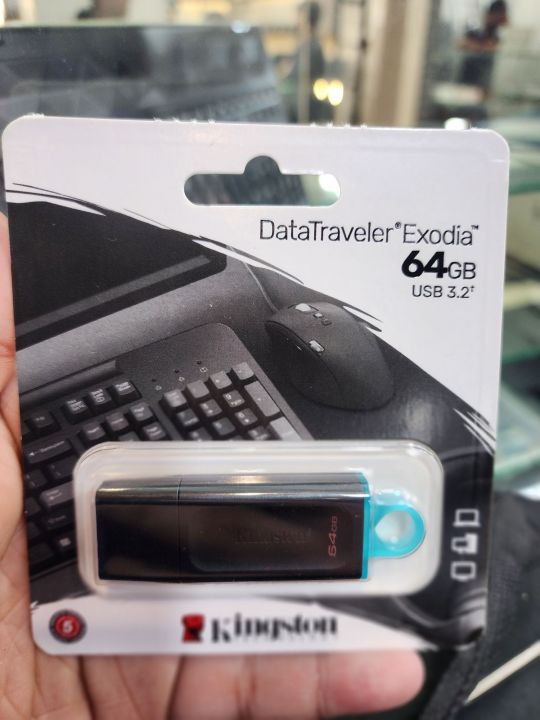 Kingston USB Flash Drive 16-32-64-128-256GB Fast Data Traveller Exodia ...