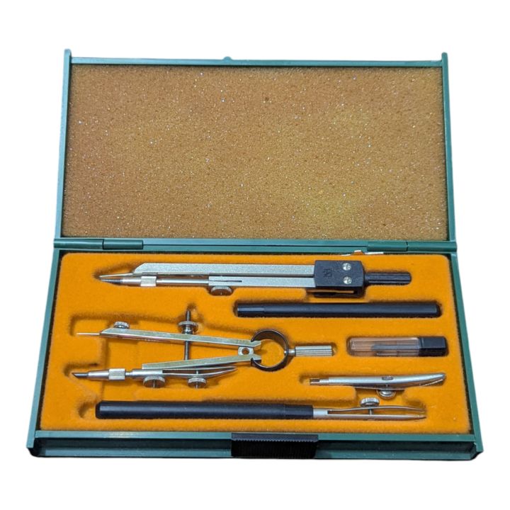 (P). Vintage KIN Architectural Compass Drawing Set Made In ...