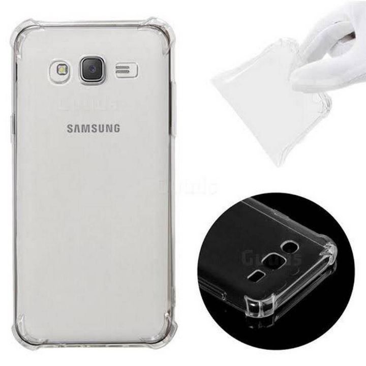 Clear Thick Transparent Back Cover For Samsung Galaxy J5 2015 | Daraz.lk