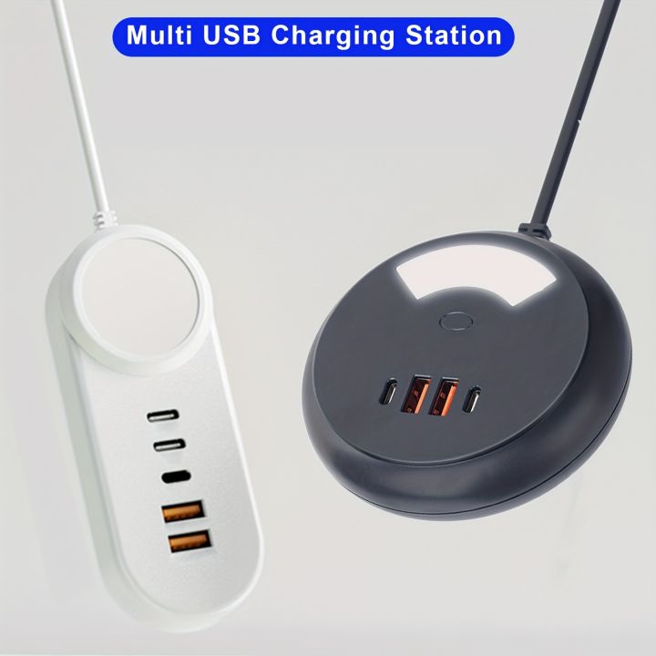 Multi Port USB Charger Hub for Mobile Phone UK Plug LED Display USB ...
