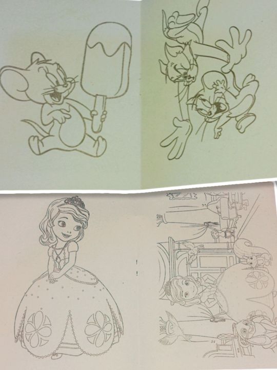 set of 5 Coloring Cartoon Drawing Books for kids | Daraz.pk