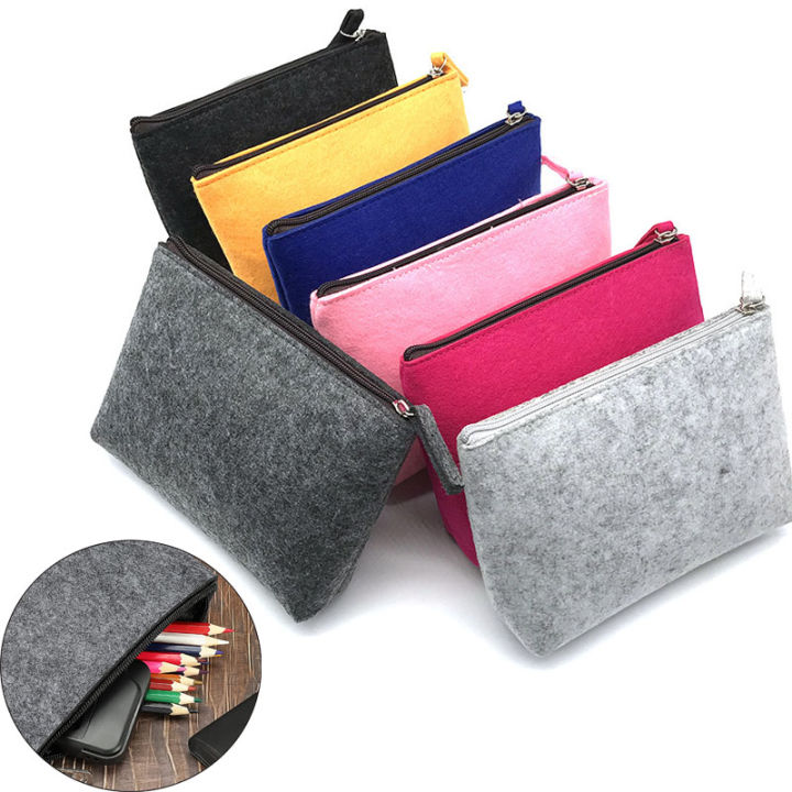 Felt Digital Organizer Travel Cosmetic Bag Wallet Ladies Cosmetic Bag ...