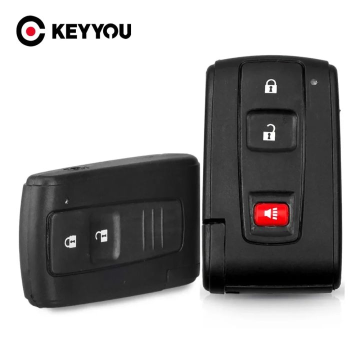 KEYYOU 2/3 Buttons Replacement Smart Car Key Shell Case For Toyota ...