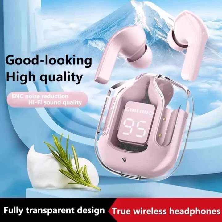 T6 TWS Earbuds Wireless Bluetooth 5.0 ENC Sport Gaming Headsets Noise ...
