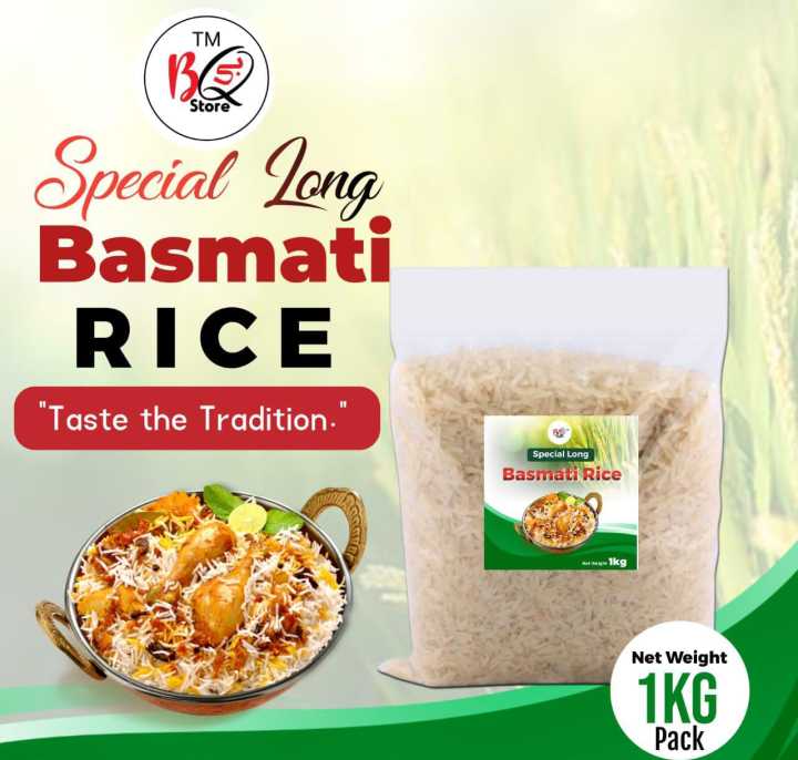 Special long Basmati Rice 1kg Pack | Daraz.pk