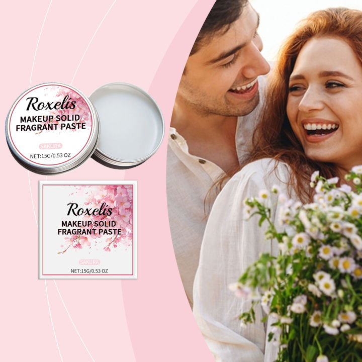 ROXELIS Sakura Body Balm Solid Balm Sets Solid Perfume Portable Pocket ...