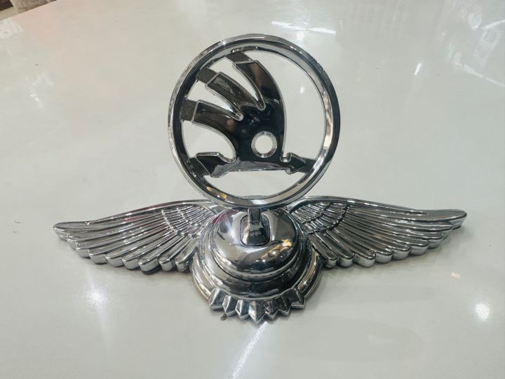 Skoda Bonet Logo With Wings For All Skoda Cars | Daraz.com.np