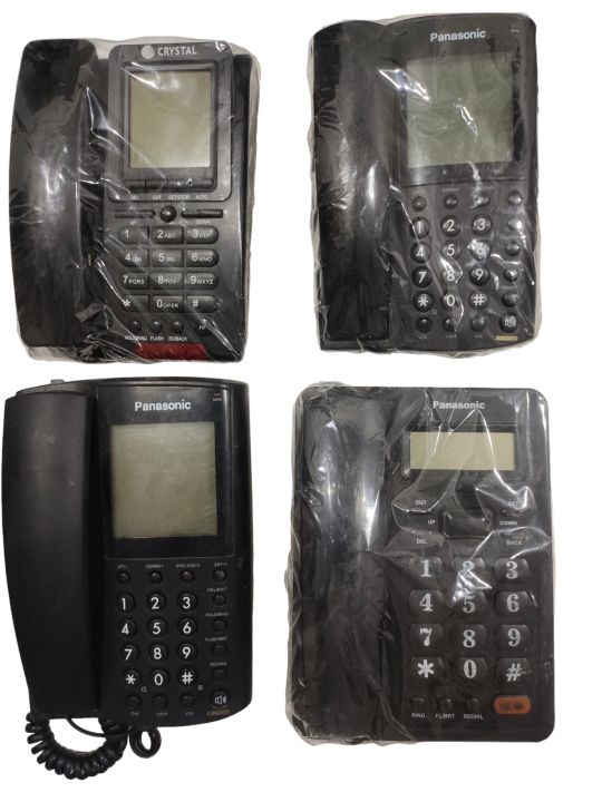 LandLine telephone sets With CLI Branded Used mixed Models telephone ...