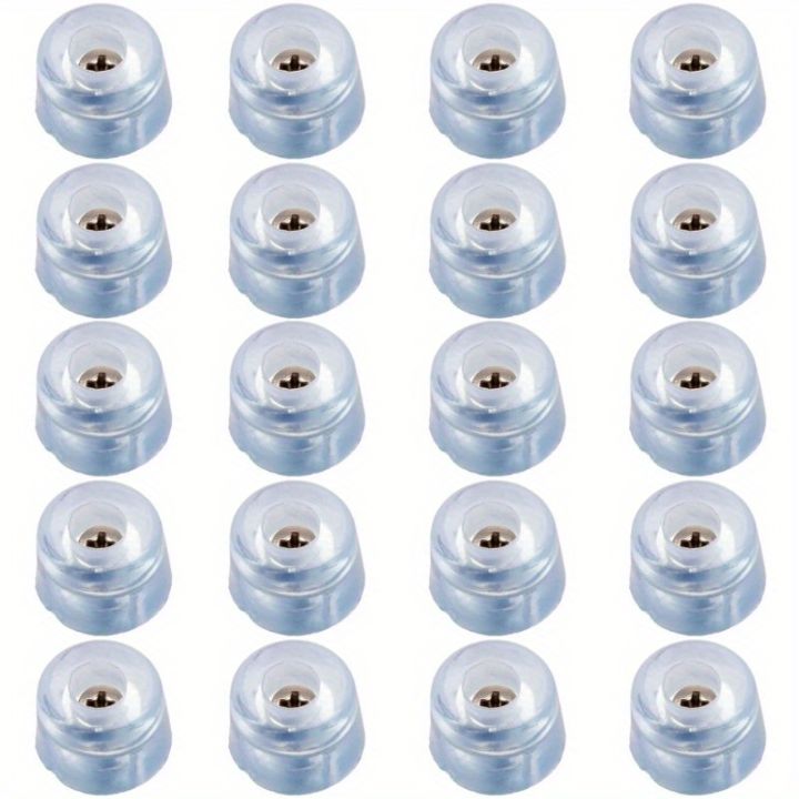 20pcs Round Non-Slip Furniture Pads - Wood Floor/Carpet Protectors, Leg ...