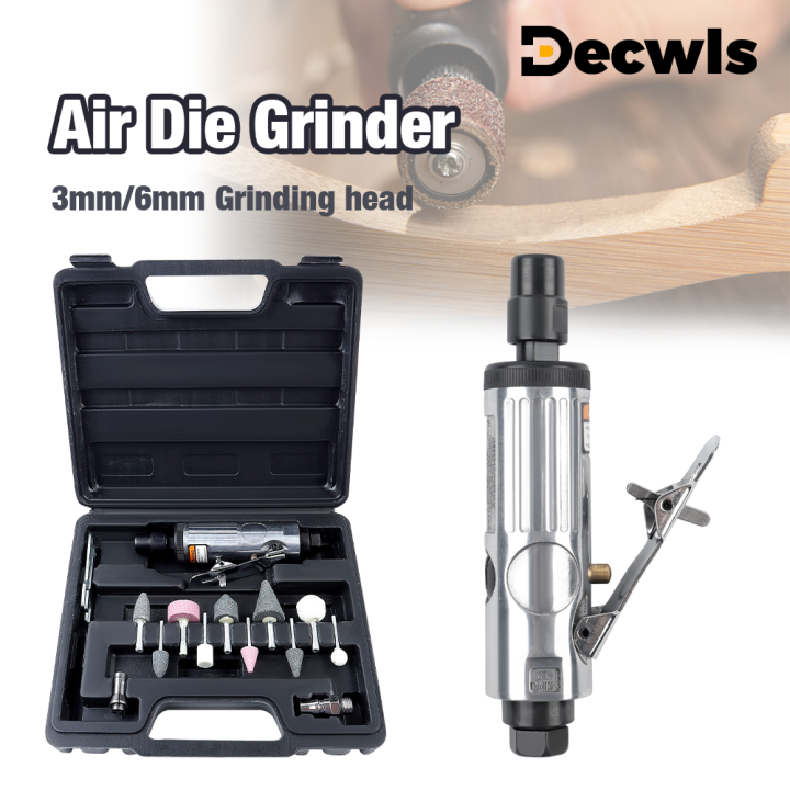 Air Die Grinder, with 1/4" and 1/8" Collets Pneumatic Tool Grinding ...