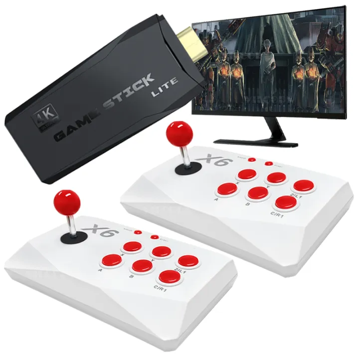 2024 New 4K Game Stick Retro Video Game Console Arcade Joystick For PS1 ...