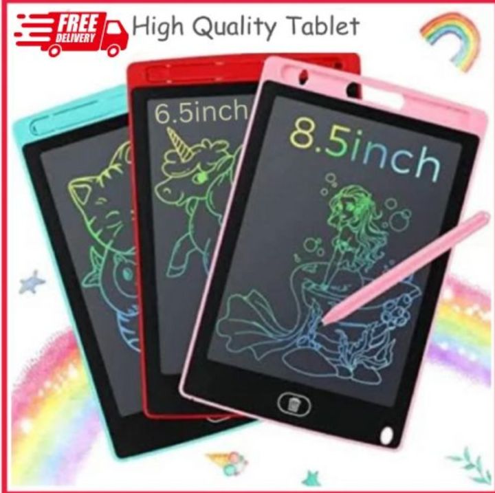 8.5 inches Multi Colour LCD Writing Tablet For Kids | Multi Colour ...