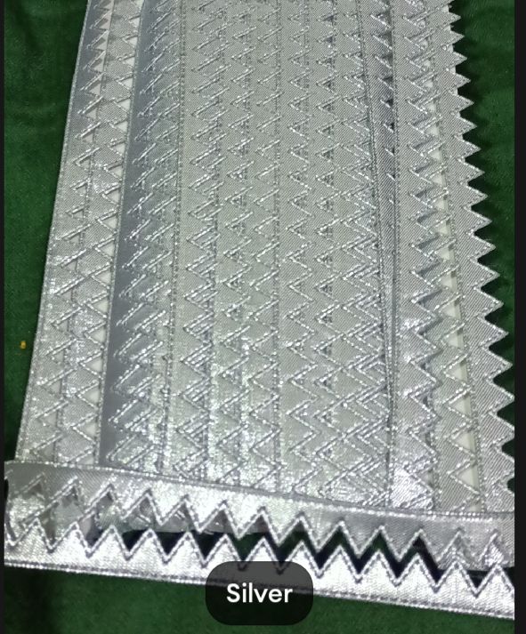 FANCY SAMOSA LACE ! 5 gaz (yard)v shape half inch for clothes duppta ...