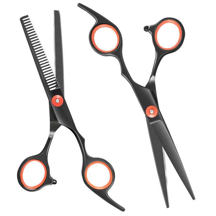 Hair Cutting Scissors Thinning Shears Stainless Steel Professional ...
