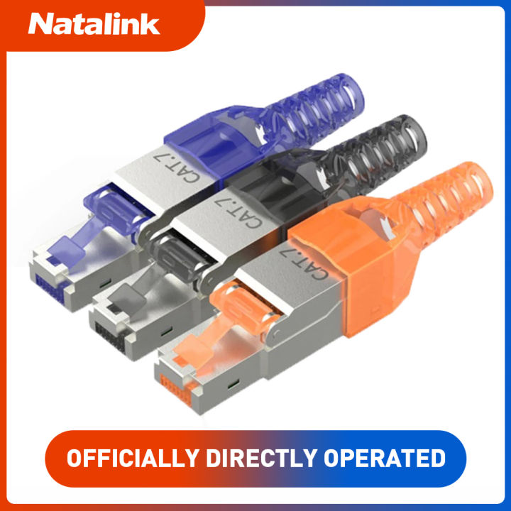 Natalink RJ45 CAT8 Cat7 CAT6A Connector Tool-Free RJ45 Termination ...