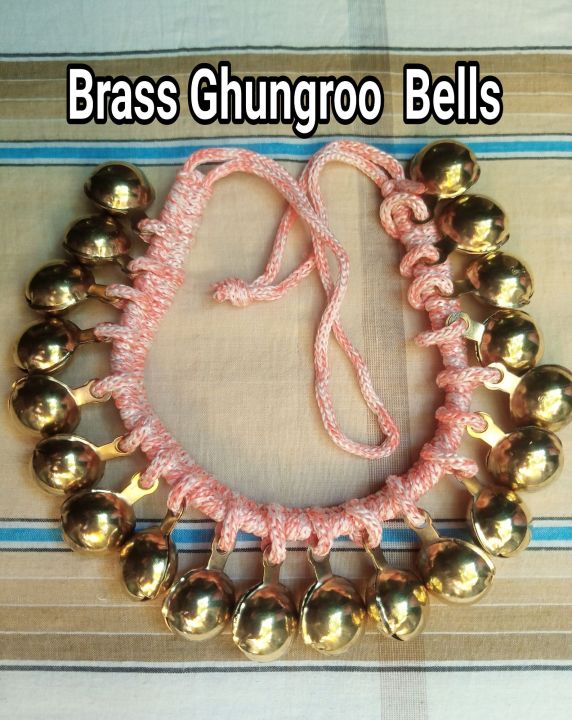 1 Ps - Brass Ghungroo Anklet Bells Handmade Big Bells Musical Dancing ...