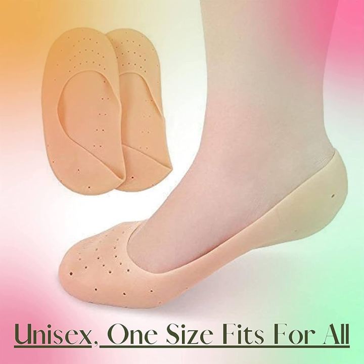 Anti Crack Full Length Silicone Foot Protector Moisturizing Socks for ...