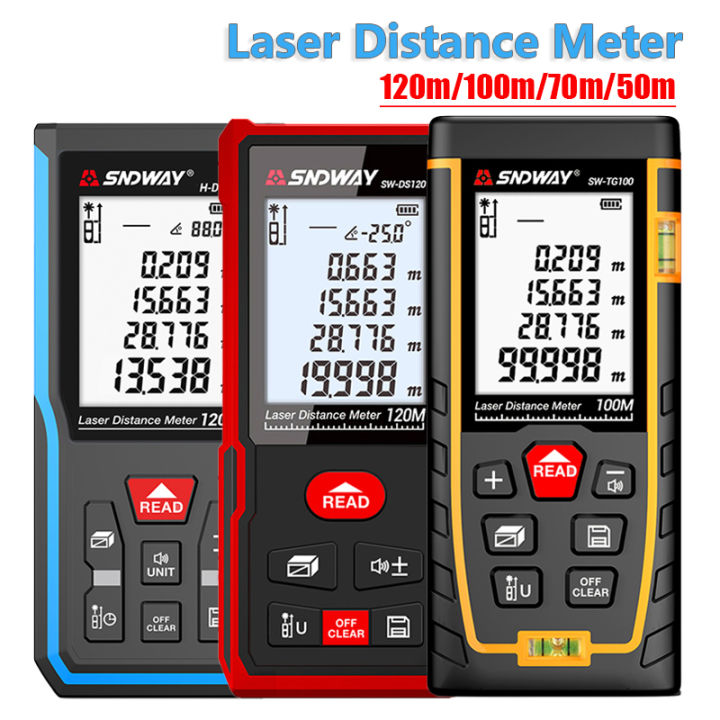 Pofessional Laser Distance Meter 50m 70m 100m 120m Rangefinder High ...