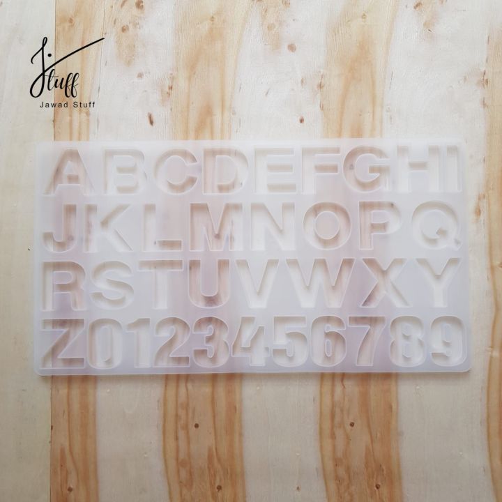 Alphabet mold or silicone alphabet mold for resin keychain and ...