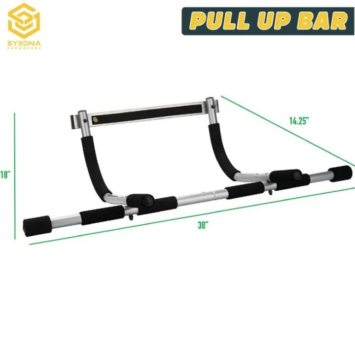 Pull up Bar/ Chin Up Bar - 4 Grips Heavy Duty Wall Mounted Pull Up and ...