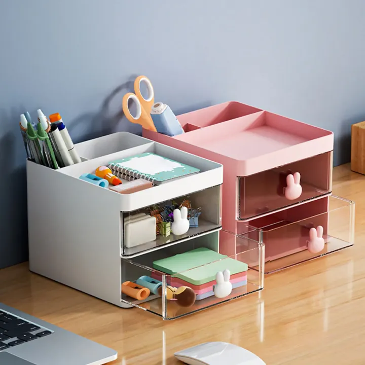 Stationery Container Multifunctional Desk Cosmetics Toiletry Organizer ...