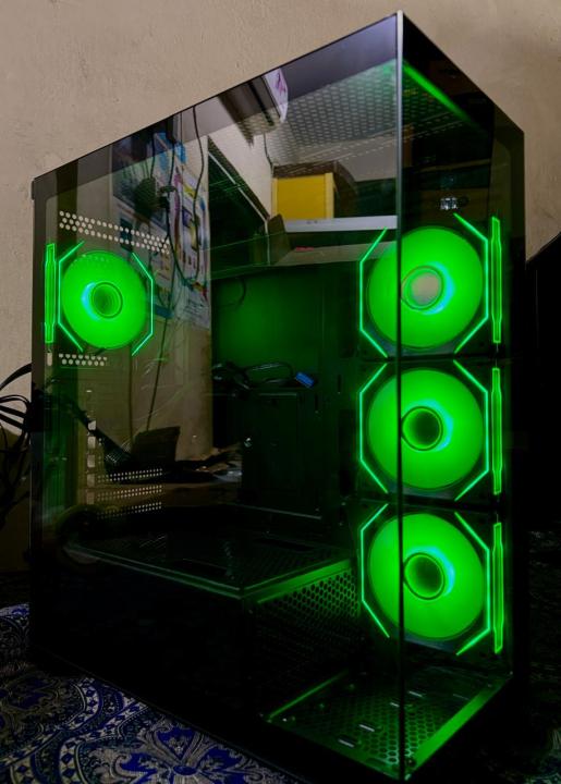 Sonic El2 black/white Atx Pc Case with 4x infinty Argb fans and 3 ...