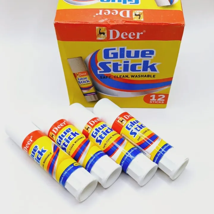 Deer 8g Glue Stick – Safe, Washable & Non-Toxic Adhesive for Notes ...