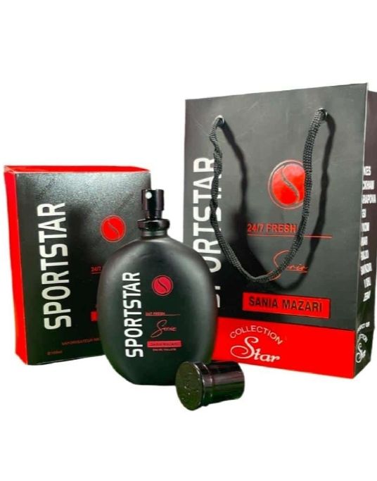 Sports Star Perfume 100ml by Sania Mazari 24/7 with Shopping Bag | Daraz.pk