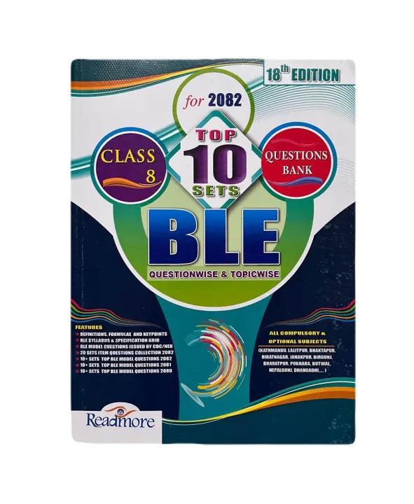 Readmore Set Book For Class 8, BLE 10 Sets | Daraz.com.np