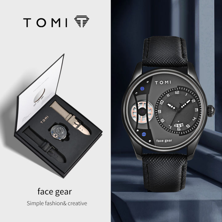 TOMI Set Gift Box for Men's Minimalist Business Quartz Watch Luxury ...
