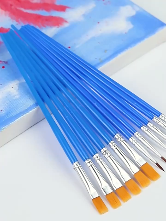5/10/20Pcs Paint Brushes Set Acrylic Paint Brush For Painting Handcraft ...