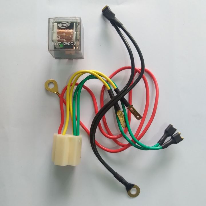 Horn Relay Socket Wiring Harness 4 pin 12v Universal pack of 6 units ...