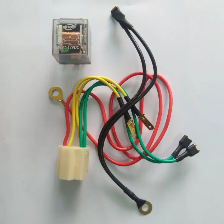 Horn Relay Socket Wiring Harness 4 pin 12v Universal pack of 6 units ...