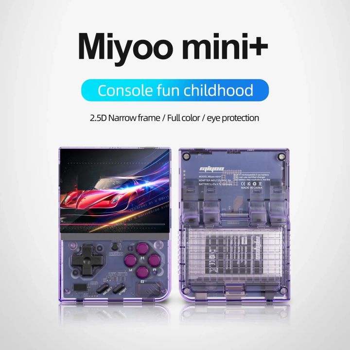 MIYOO MINI PLUS Portable Retro Handheld Video Game Console Linux System ...