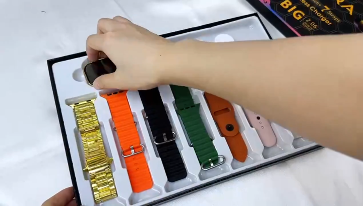 2025 New T1000 ULTRA Amoled Circular New 7 Watch Straps 2025 Bluetooth ...