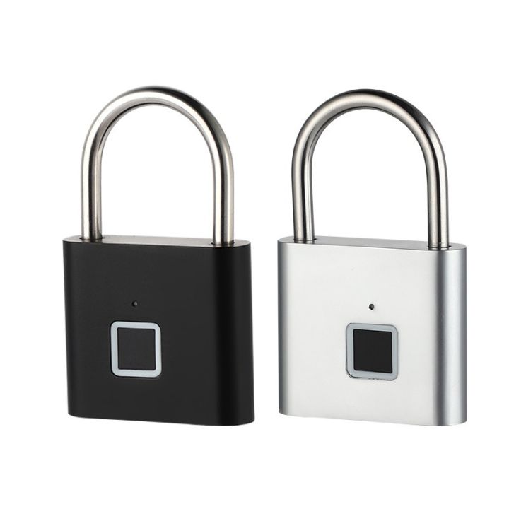 Fingerprint Padlock Locker Lock Smart Pad Lock Waterproof Small ...