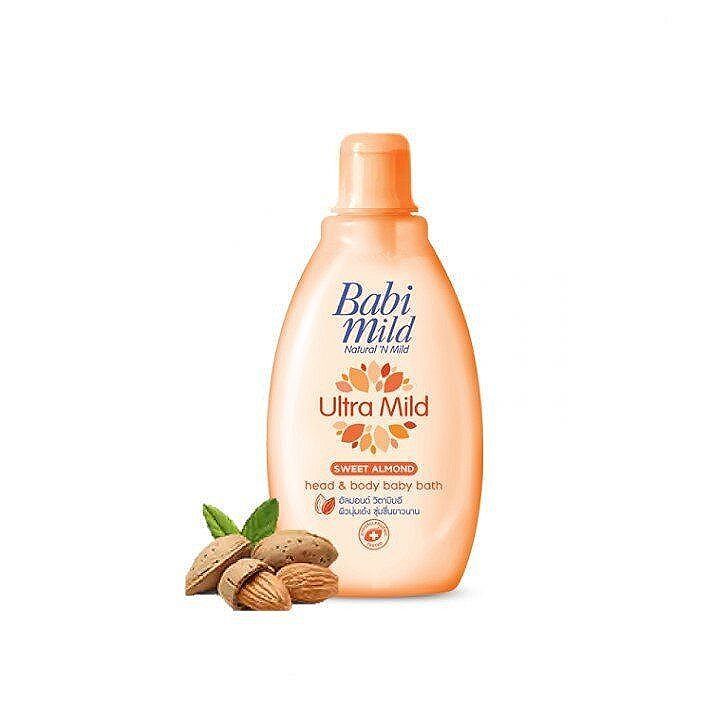 Babi Mild Baby Bath , Baby Body Wash Sweet Almond & Vitamin E Family ...