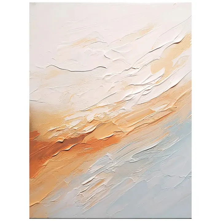 Large Size Contemporary Abstract Picture Golden Foil Canvas Paintings ...