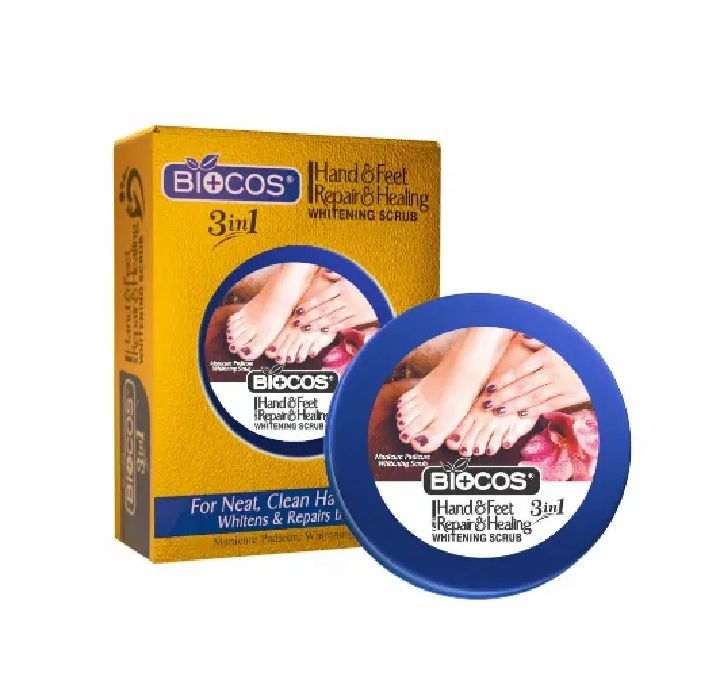 Biocos 3 in 1 Hand & Feet Repair & Healing Whitening Scrub | Daraz.pk
