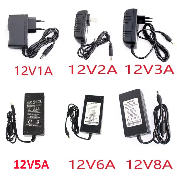 AC to DC 5V 6V 8V 9V 12V 13V 15V 24V Power Supply Adapter 1A 2A 3A 5A 6A 8A 220V To 12V ...