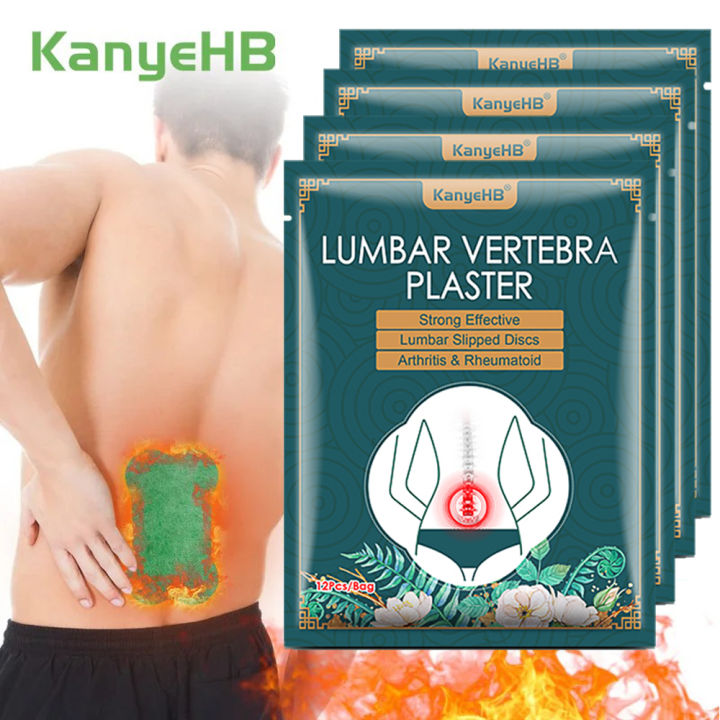 120/12PCS Wormwood Lumbar Pain Relief Patches Back Plaster Arthritis ...