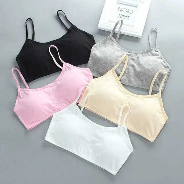 Teen Girl’s Biddie / Training Bra – Soft Cotton Innerwear – Age 12 to ...
