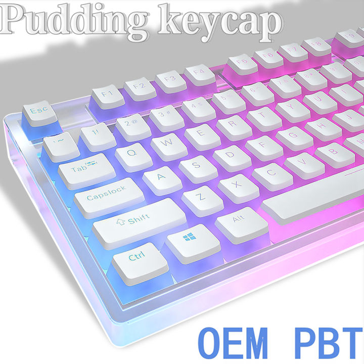 129Keys Keyboard Keycap OEM Profile PBT Material Key Cap for Mx Hot ...