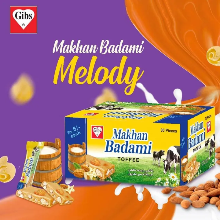 Makhan Badam Toffee 30 Pcs Box | Daraz.pk
