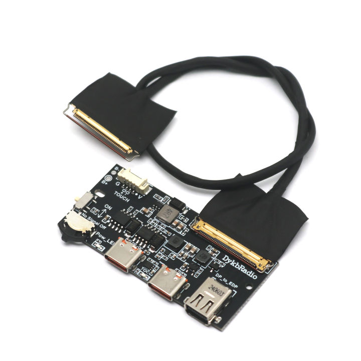 30Pin 40Pin DP To EDP Driver Board EDP Signal Projection 2K 4K Portable ...