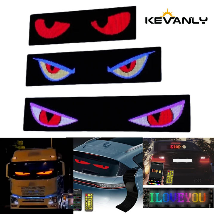 Blink Devil's Eye LED display screen Car Sign Animation LED Matrix ...